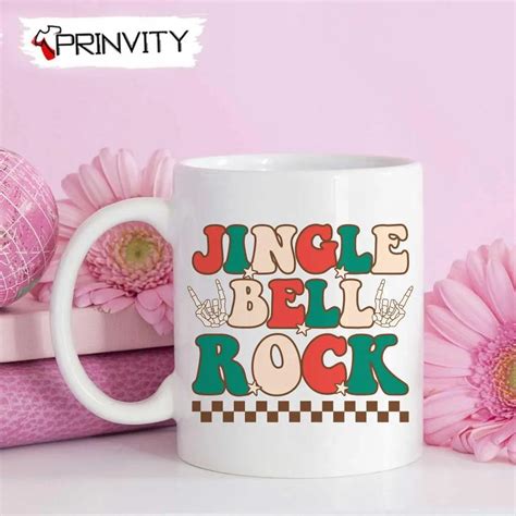 Best Christmas Ts 2022 Jingle Bell Rock Skull Mug Size 11oz And 15oz