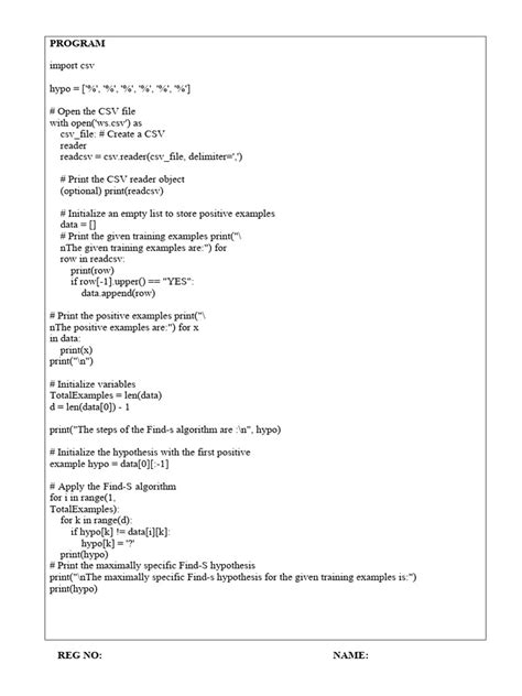Ml Record Pdf Computer Programming Computing