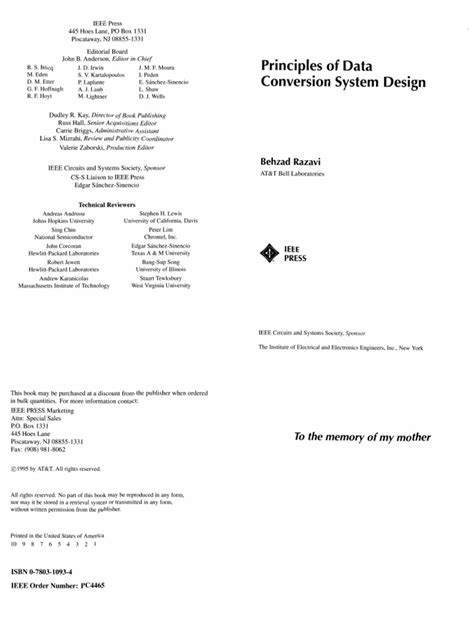 Razavi Data Conversion Book Pdf
