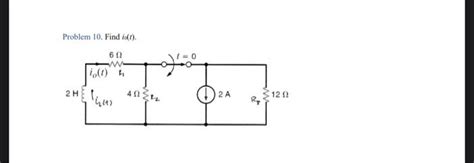 Solved Problem 10 Find I0 T Chegg Com
