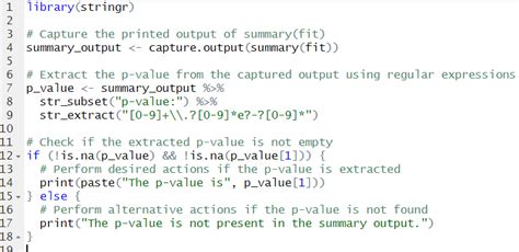 Extract P Values From Lm In R Empower Your Data Analysis
