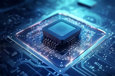 Premium Photo System Of Digitalization Processor Or Neural Networks