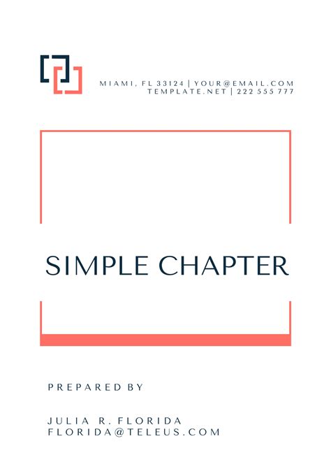 Free Chapter Heading Template To Edit Online