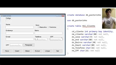 Aula 15 Criando A Conexão Do C Windows Form Com O Banco De Dados Sql Server Youtube