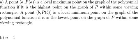 a what is a local maximum point or local minimum point of quizlet