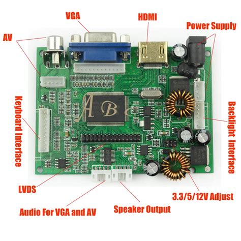 Lcd Screen Driver Board Kit For 1920x1080 Panel N156hge Lb1 With Hdmi Dvi Vga Input Tillescenter