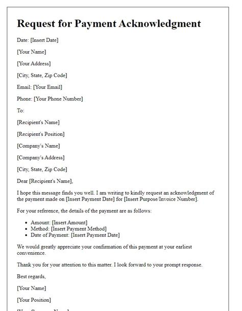 Letter Template For Requesting Payment Proof Copy Free Samples In PDF Letterin