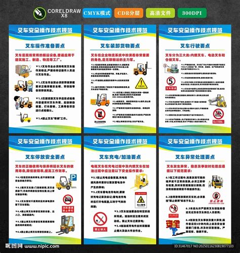 叉车安全设计图 广告设计 广告设计 设计图库 昵图网