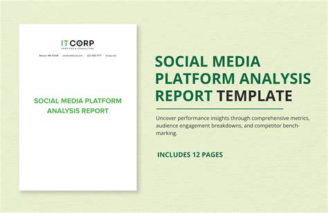 Social Media Analysis Report Template Alberguepankotsi