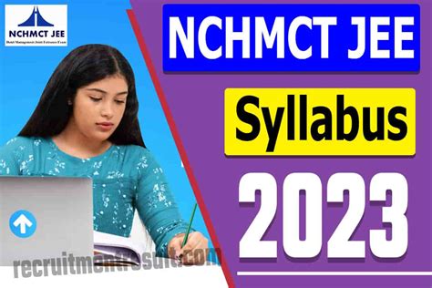 Nchmct Jee Syllabus 2023 Download Exam Pattern Marking Scheme Pdf