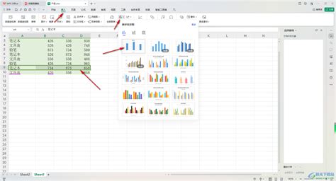 Excel图表如何添加数据标签系列名称？ Wps Excel图表设置数据标签系列名称的方法 极光下载站