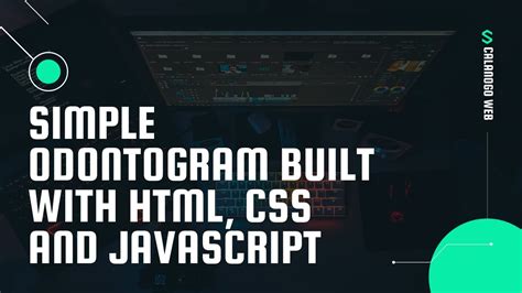 Simple Odontogram Built With Html Css And Javascript Youtube