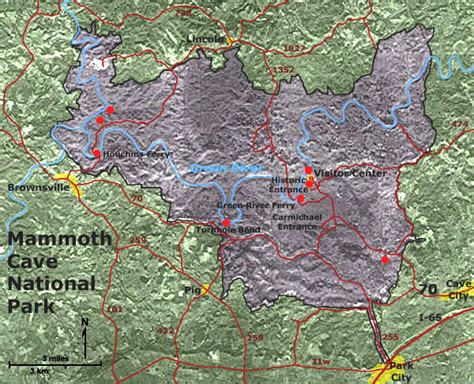 Mammoth Cave Park Map