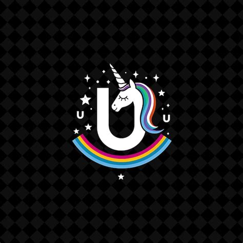 J8 글자 U와 글자 형태 로고 디자인 스타일 U 모양 Int 일러스트레이션 로고 터 디자인 프리미엄 Ai 생성 Psd