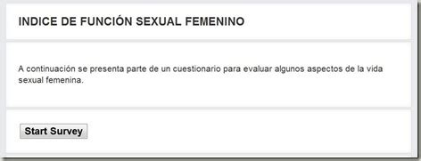 Índice de Función Sexual Femenino PRUEBAS