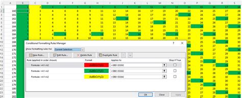 Errors With Conditional Formatting And Color Shifts Of Cell Rexcel