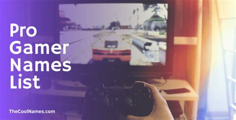 Pro Gamer Names Amazing Name Ideas For Gamers 2025