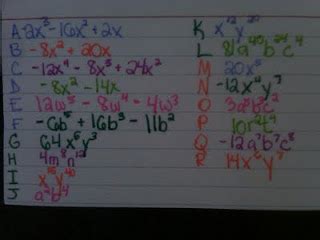 Misscalcul8 Card Sort