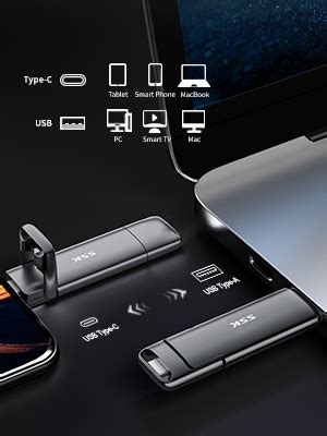 Ssk Tb Usb C Drive Fast Flash Drive Dual Drive Up To Mb S Type C A Usb Gen Solid