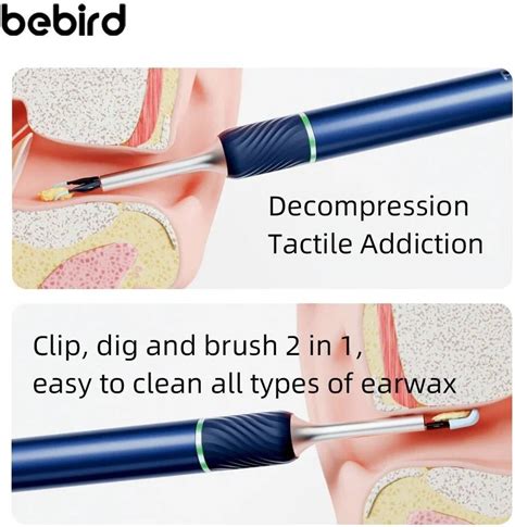 Bebird Note5 Pro Smart Visual Ear Cleaning Stick Built In 10 Mega