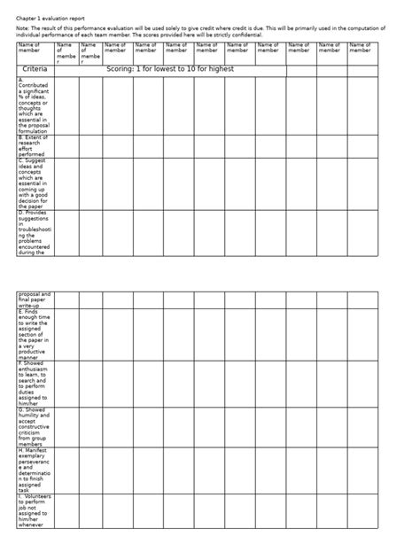 Evaluation Report Pdf