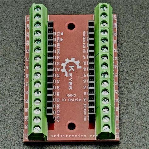 Arduino Nano Io Shield Screw Connector Arduino Raspberry Pi Nodemcu Iot Nvidia Lora Ai