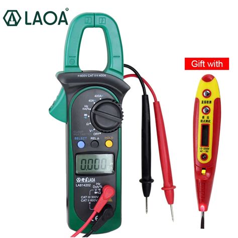 LAOA professional multimeter digital Clamp Meters Ammete AC/DC Current ...