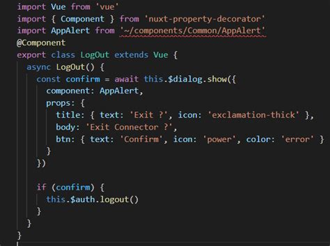 Typescript Nuxtjs Problem Import Ing Component In Mixin Stack Overflow
