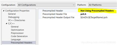 Error C1010 取消预编译头文件pchhc1010错误 删除pchh Csdn博客