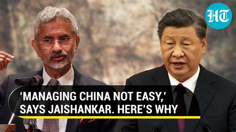 ‘managing China Hasnt Been Easy… Jaishankar On Indias Role In Rise Of Asia Hindustan Times