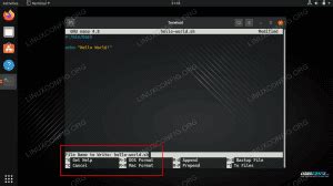 Bash Script Hello World Example Linux Tutorials Learn Linux