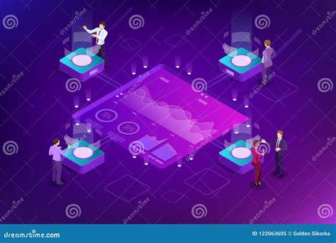 Isometric Big Data Network Visualization Advanced Analytics Interacting Data Analysis