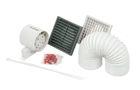 Manrose 15061 In Line Shower Fan Kit D99mm Departments Diy At Bandq
