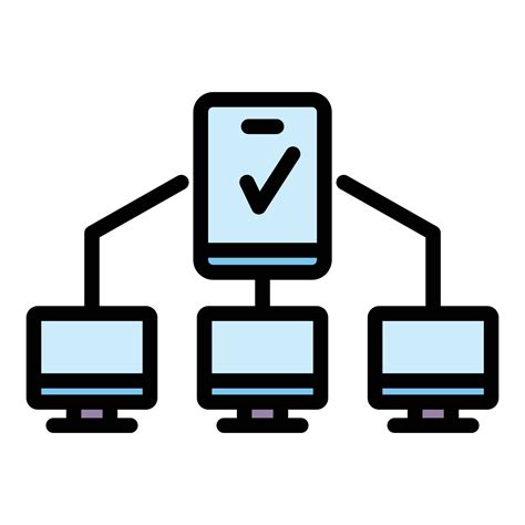 Multi Factor Authentication Icon Color Outline Vector 15888925 Vector