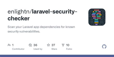 Github Enlightnlaravel Security Checker Scan Your Laravel App