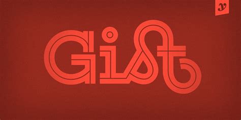 Gist Font