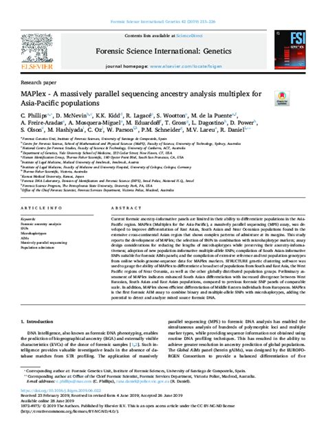 Pdf Maplex A Massively Parallel Sequencing Ancestry Analysis