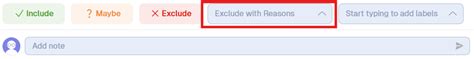 How To Add Or Remove Labels And Exclusion Reasons In Rayyan Rayyan Help Center