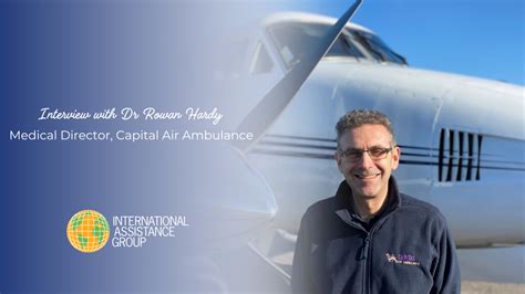 Interview With Dr Rowan Hardy Medical Director Capital Air Ambulance