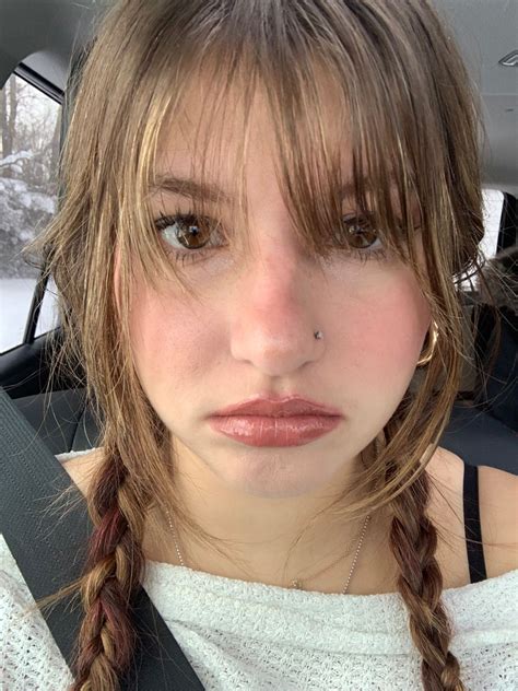 Cut My Own Bangs In 2024 Full Bangs Hairstyle Wispy Bangs Round Face Long Hair With Bangs