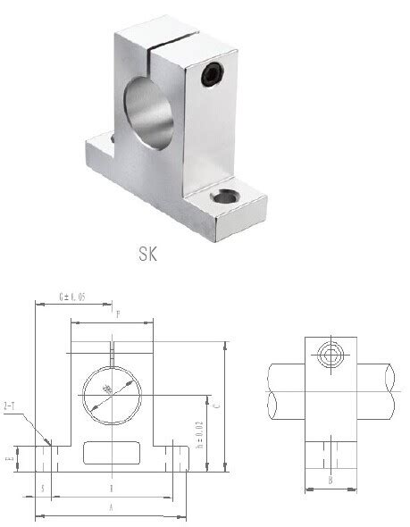 SK Linear Motion Slide Unit Support ARESWIN