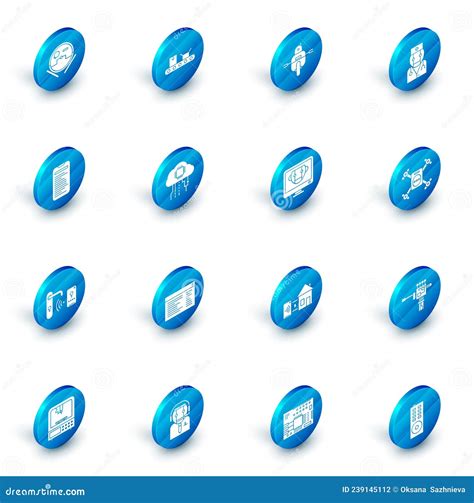 Set Conveyor Belt With Cardboard Box Robot Doctor Computer Api