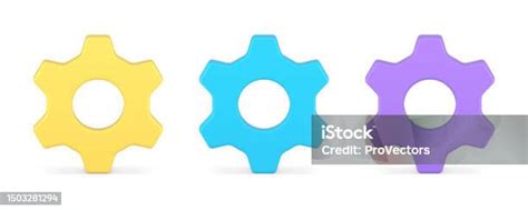 기어 톱니바퀴 메커니즘 비즈니스 프로세스 개발 기술 설정 3d 아이콘 세트 벡터 개발에 대한 스톡 벡터 아트 및 기타 이미지 개발 공란 공학 Istock