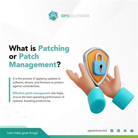 Opsolutions On Linkedin Patching Cybersecurity Patchmanagement Opsolutions