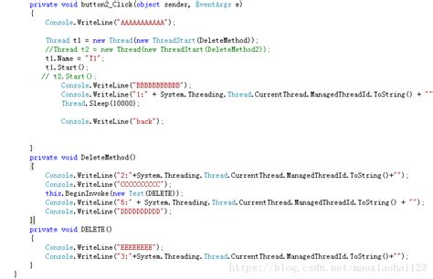 Begininvoke和invoke的区别 Csdn博客