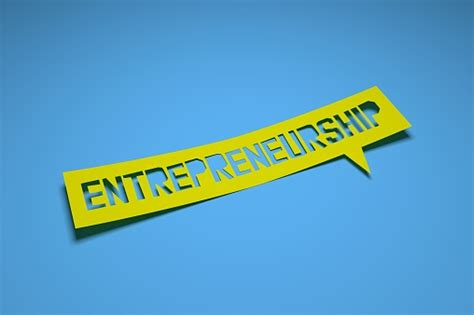 종이에 기업가 정신이라는 문구를 잘라 거품 연설 3d 렌더링 3차원 형태에 대한 스톡 벡터 아트 및 기타 이미지 3차원 형태 개념 개념과 주제 Istock