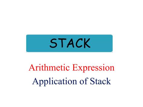 Stackapplicationinfixprefixpptx Programming Languages Computing