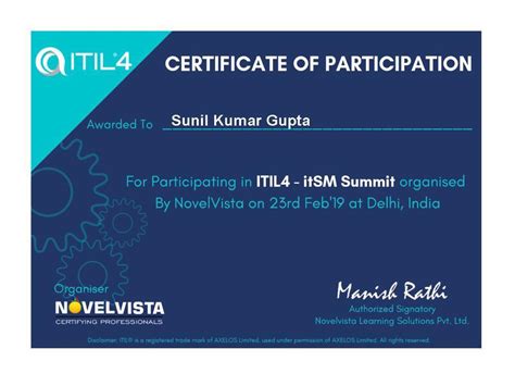 Sunil Kumar Gupta On Linkedin Itil4 Itil4summit2019 Itsmsummit Itsmevent 12 Comments