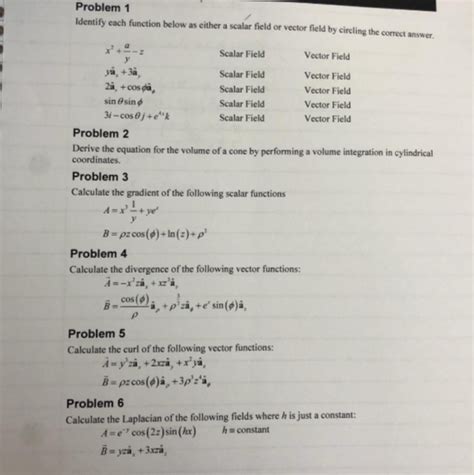 Solved Problem 1 Ldentify Each Function Below As Either A