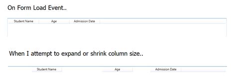 C Additional White Space To List View Column Headers Stack Overflow